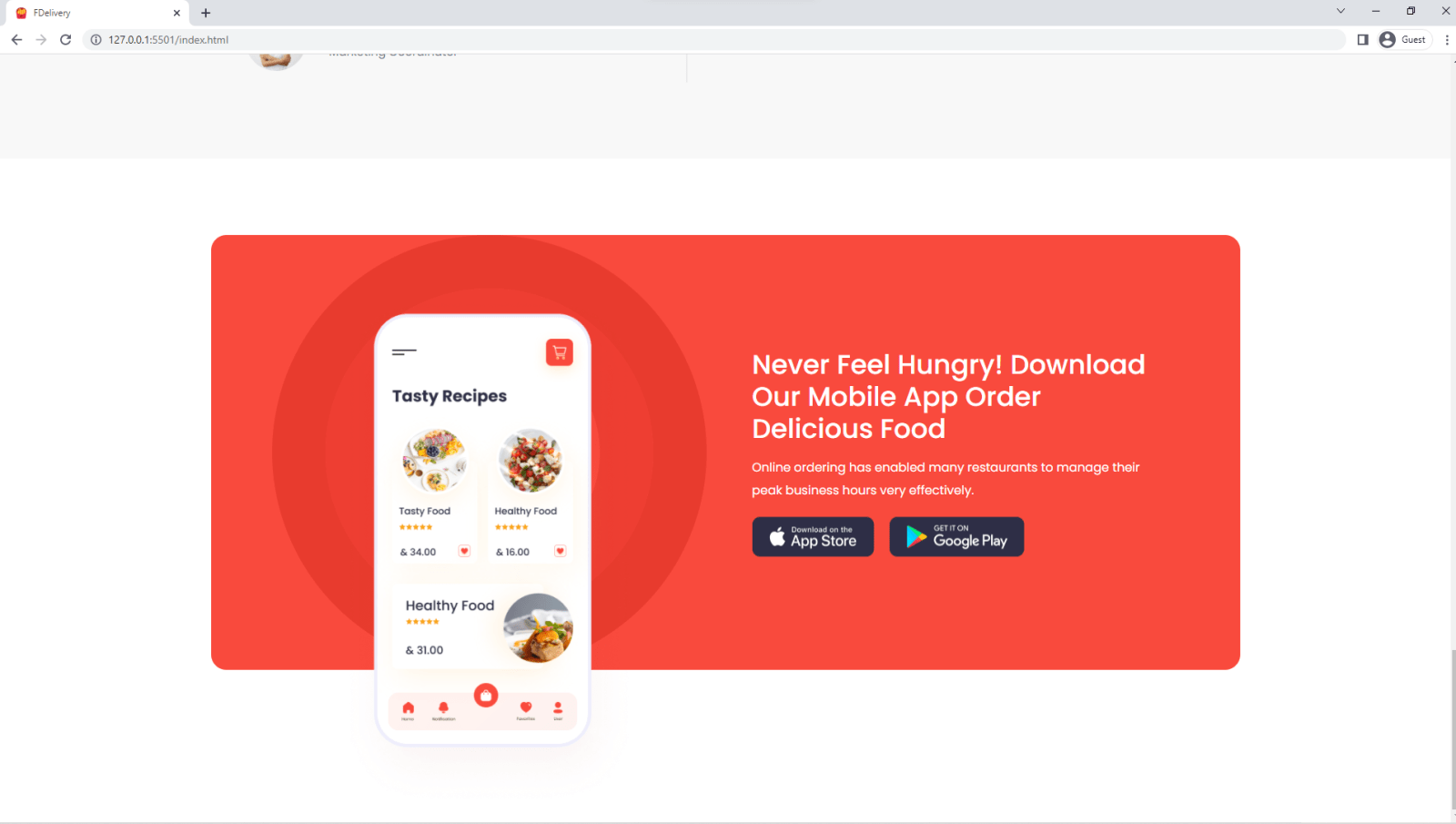 How To Build A Food Ordering Website With Html Scss Css And Javascript 2025