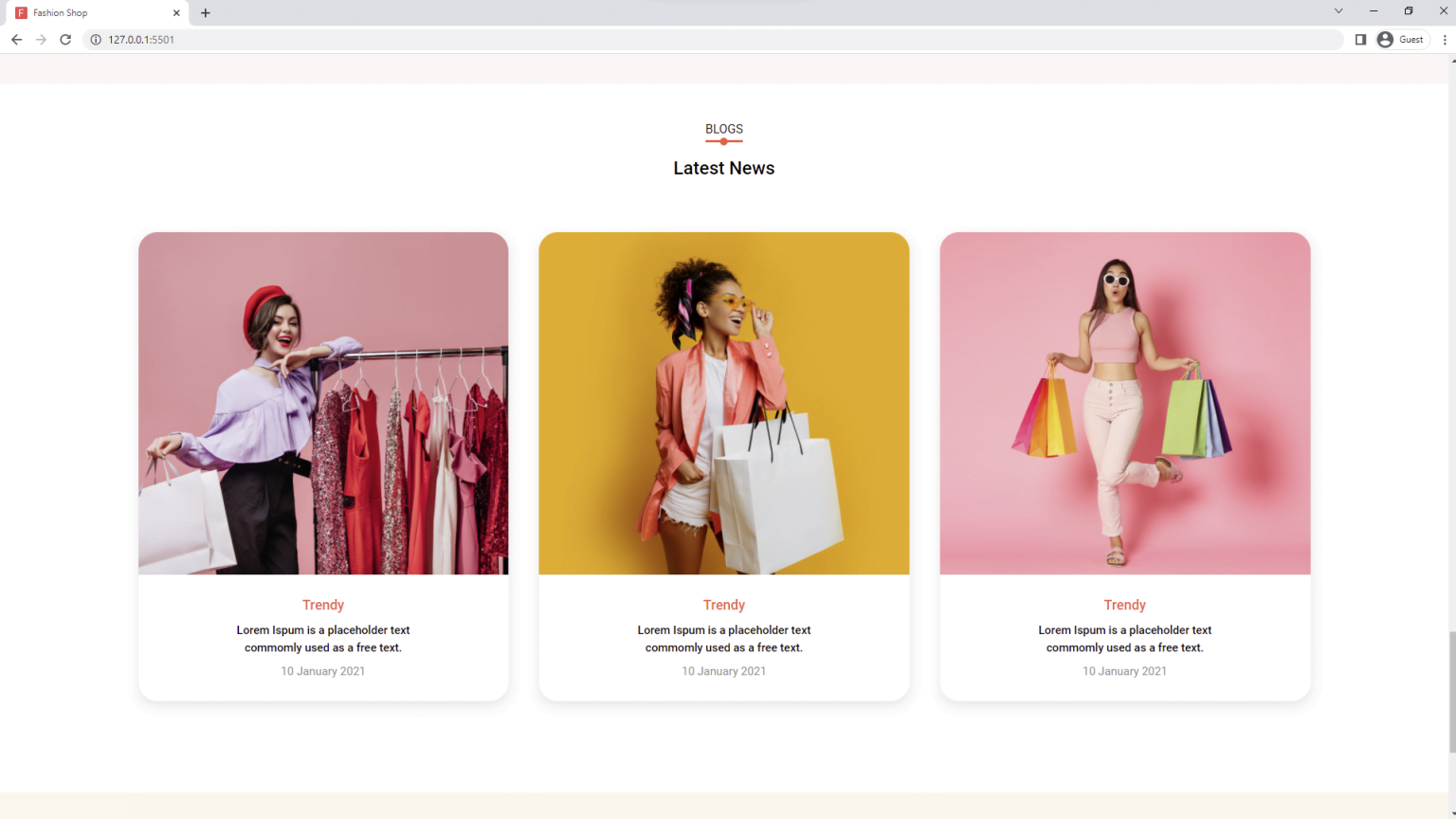 Build A Fashion Ecommerce Website With Html Scss Css And Javascript 2025