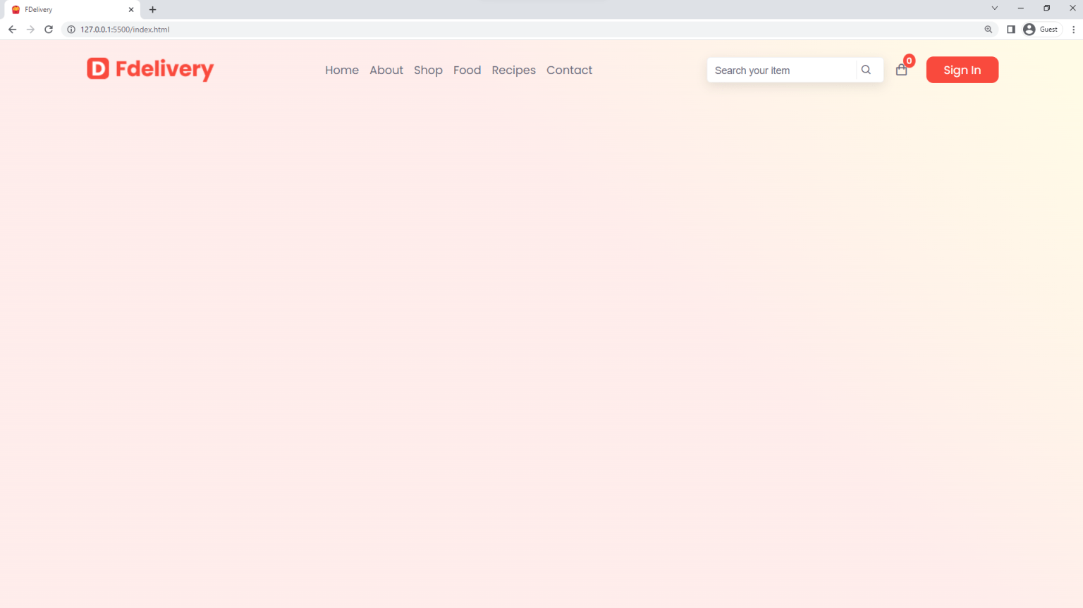 How To Build A Food Ordering Website With Html Scss Css And Javascript 2025