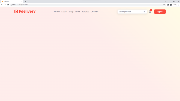 How To Build A Food Ordering Website With Html Scss Css And Javascript 2025 1035