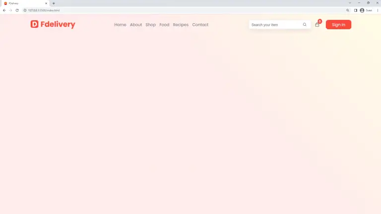 How To Build A Food Ordering Website With Html Scss Css And Javascript 2025
