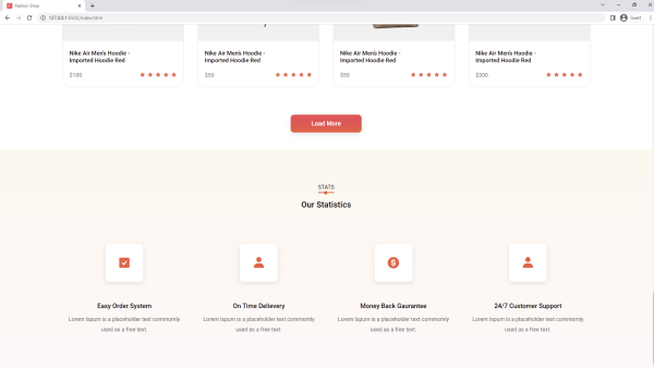Build a Fashion Ecommerce Website with HTML, SCSS, CSS and JavaScript 2025