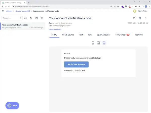 Build API with Python & FastAPI: SignUp User and Verify Email 2025