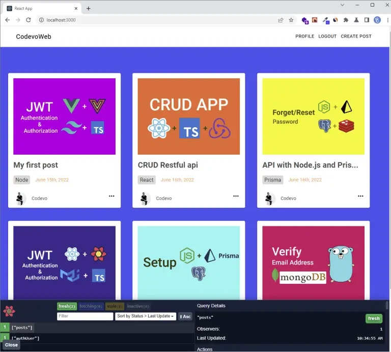 Build React Query And Axios Crud App With Restful Api 2024